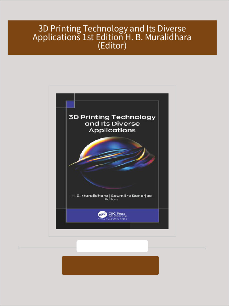 Instant ebooks textbook 3D Printing Technology and Its Diverse ...