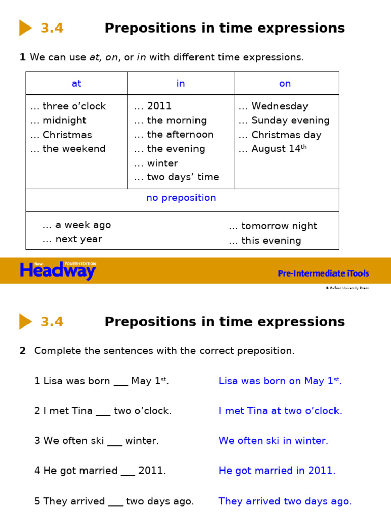 HDW PreInt Grammar 3.4 Final | PDF