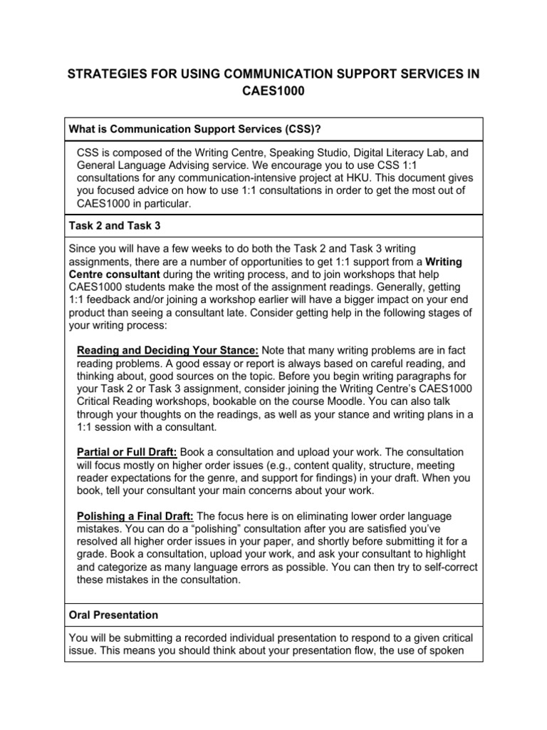 CAES1000 CSS Strategies | PDF | Written Communication | Learning CAES1000 CSS Strategies | PDF | Written Communication | Learning