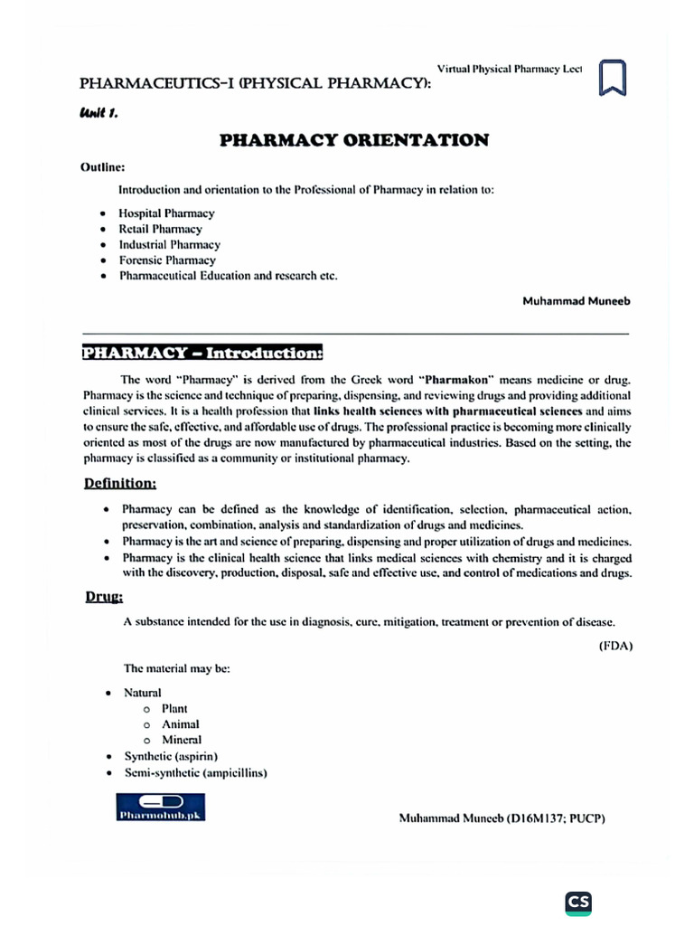 Physical Pharmacy | PDF