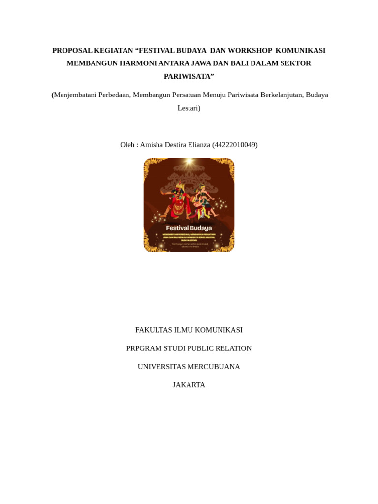 Proposal Uas Kab | PDF