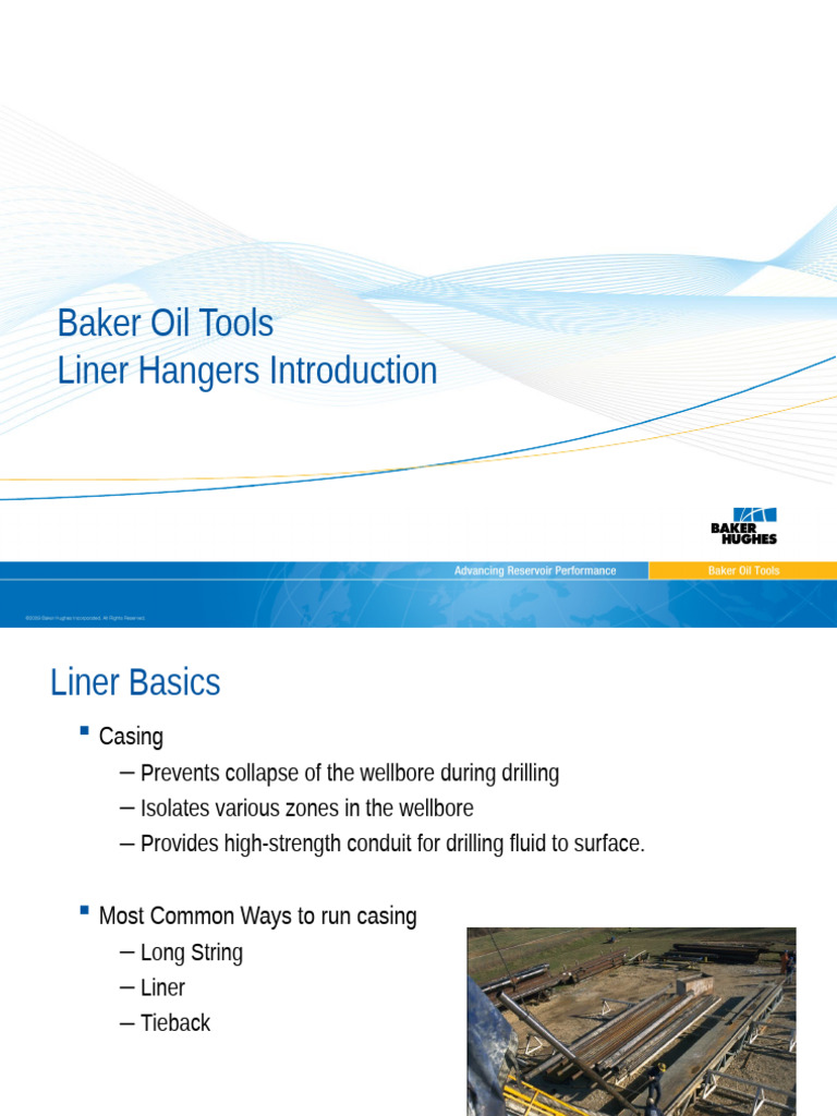 Liner Hangers in Well Drilling Explained | PDF | Casing (Borehole ...