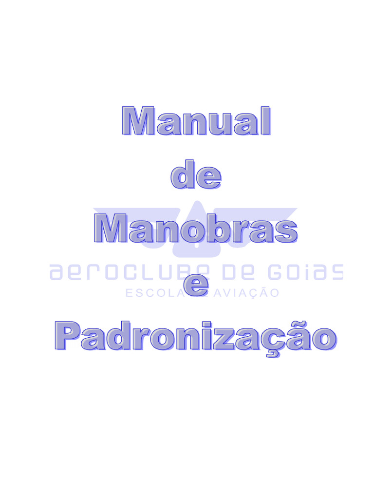 Manual de Voo: Procedimentos e Manobras | PDF | Voo | Pista