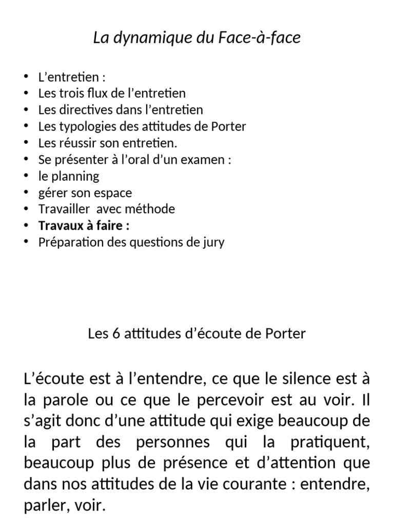 Les Attitudes de Porter | PDF