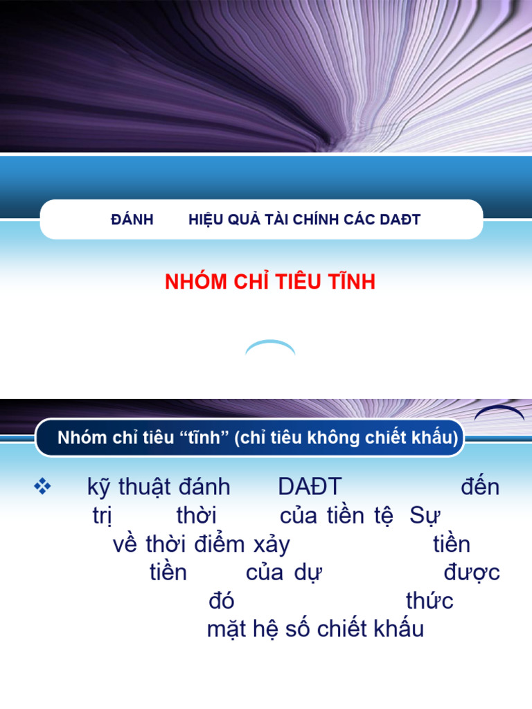 CH5-2. Chỉ tiêu tĩnh | PDF