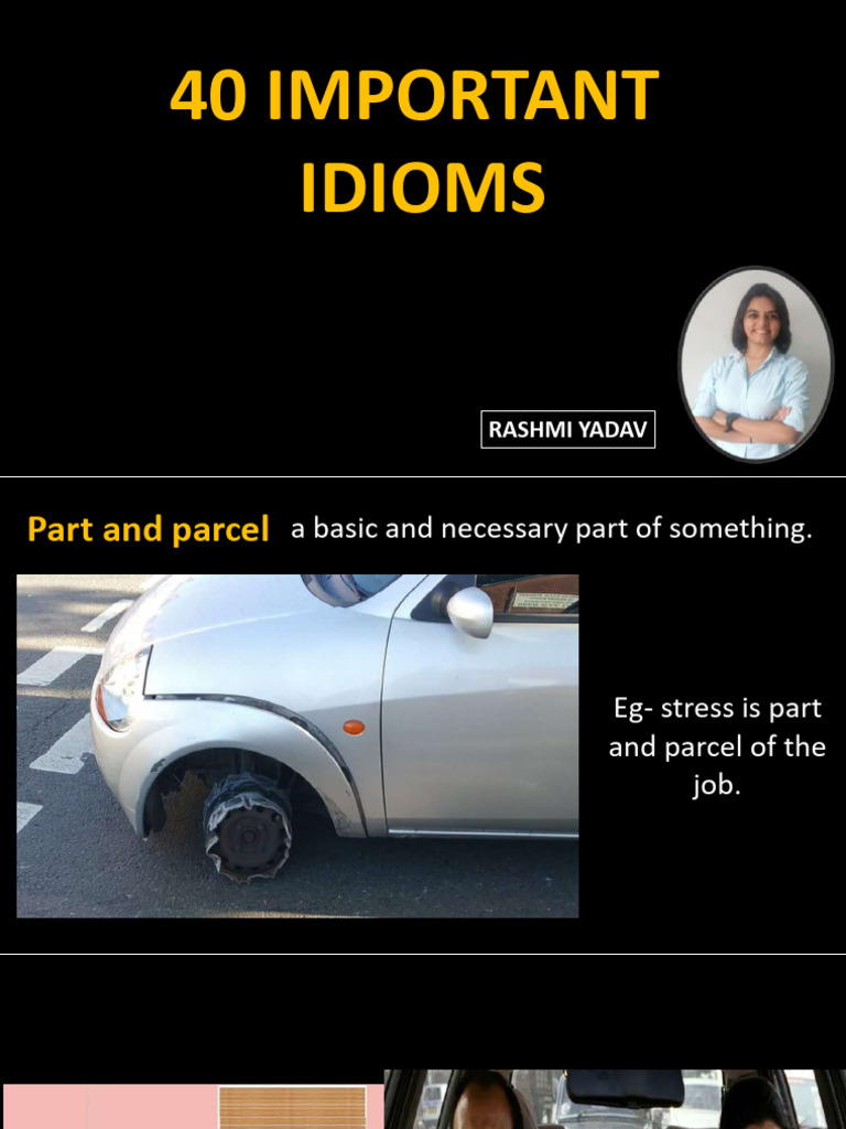 40 Most Imp Idiom (Final) | PDF