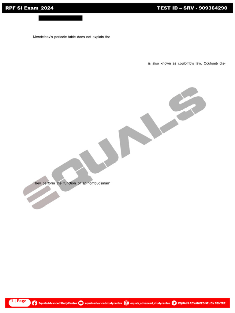 RPF - SI - Exam - 01 (ENG - SOL) | PDF | Graphical User Interfaces | Thyroid