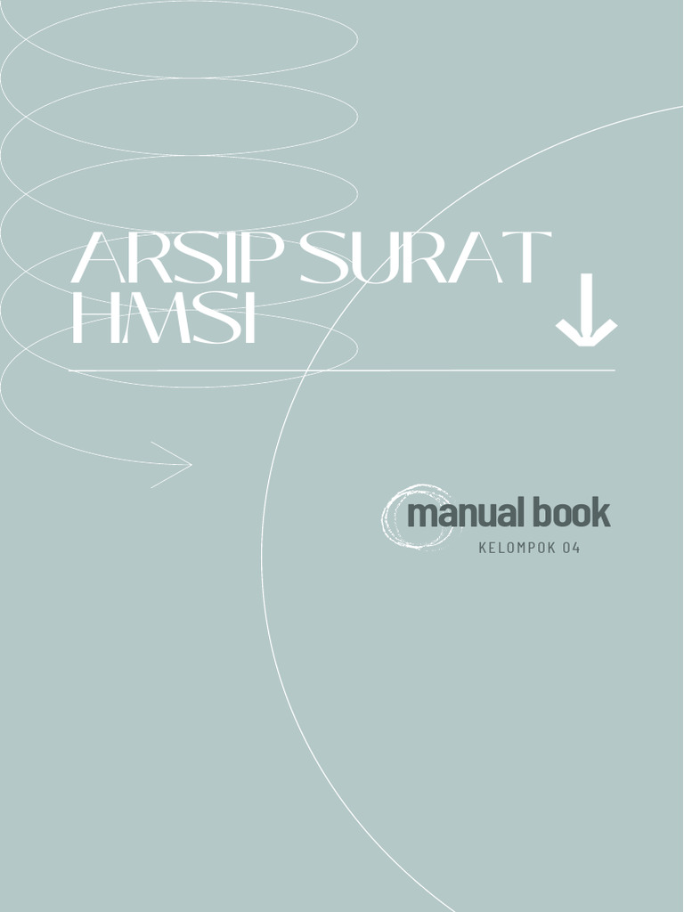 Manual Book - Arsip Surat HMSI - Kelompok 04 | PDF