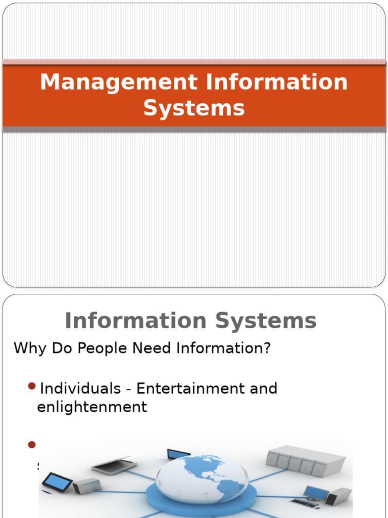 Chapter 9 Management Information Systems | PDF | System | Information