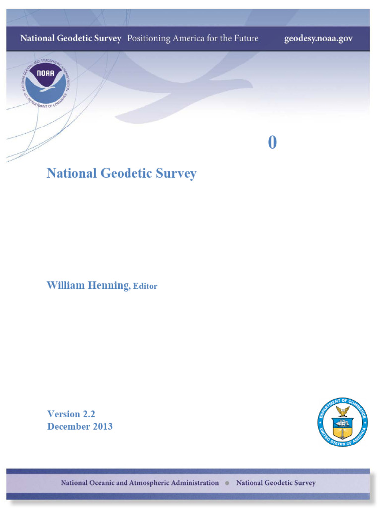 Noaa Manual Nos Ngs 0010 | PDF | Computer Network | Surveying