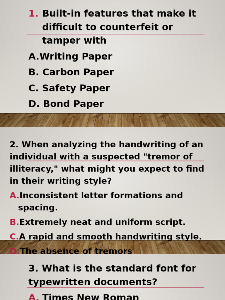 Qd Review Ppt | PDF | Authentication | Signature