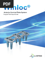 MEDTRONIC - Placa - Cervical - ZEVO Cervical Plate ST | PDF | Vertebra ...