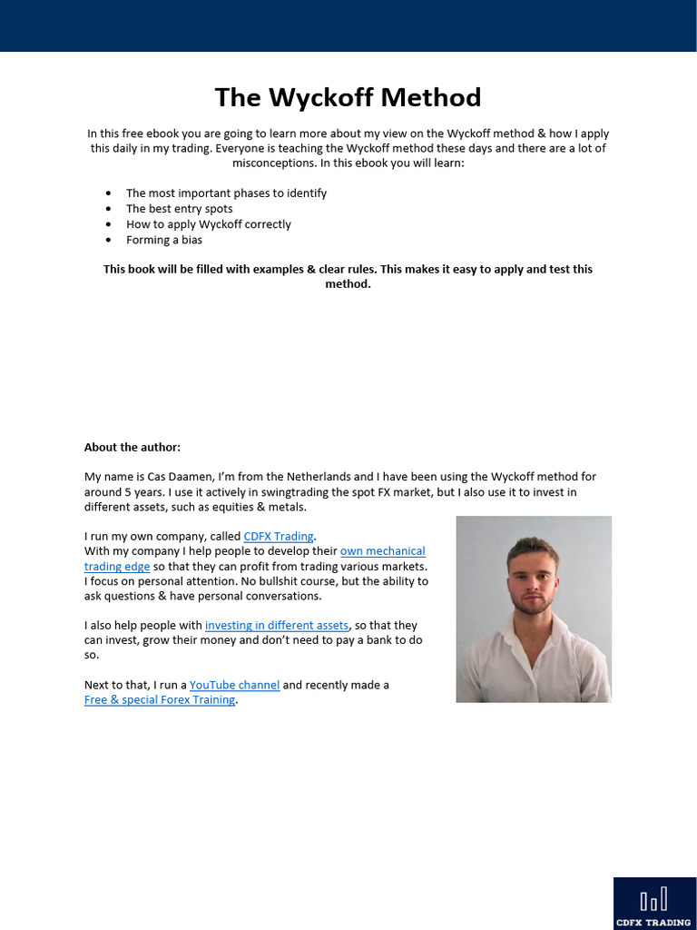 The Wyckoff Method | PDF | Market Liquidity | Prices