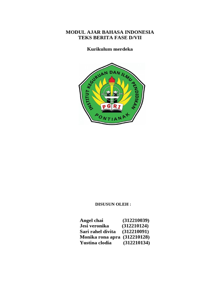 Sipp Modul Ajar Teks Berita | PDF