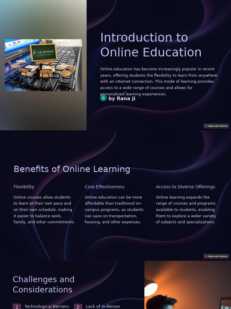 Introduction To Online Education | PDF | Educational Technology ...