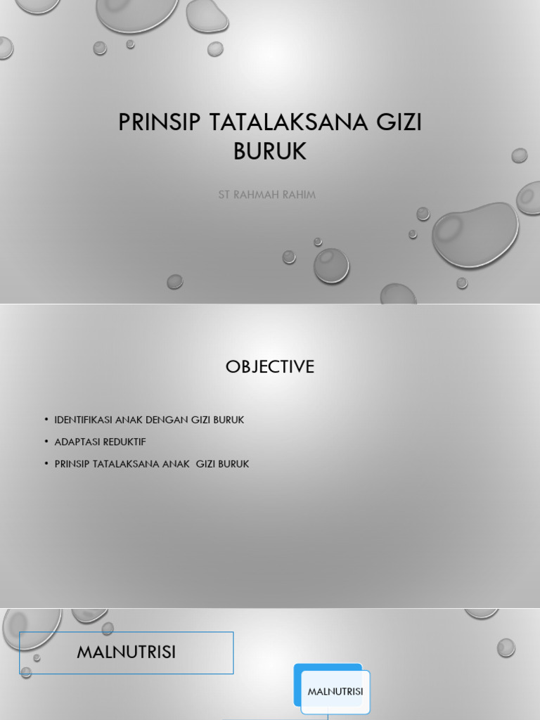 2.prinsip Tatalaksana Gizi Buruk | PDF
