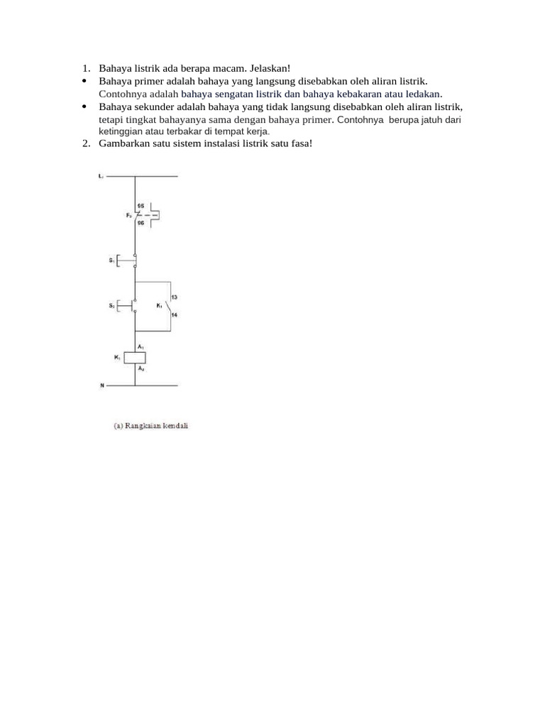 Uas Dasar Instalasi Listrik | PDF