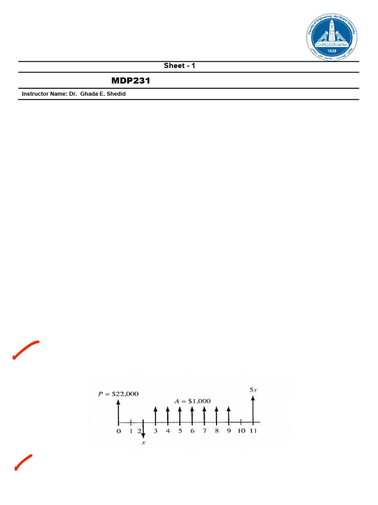 sheet 01 | PDF | Interest | Interest Rates