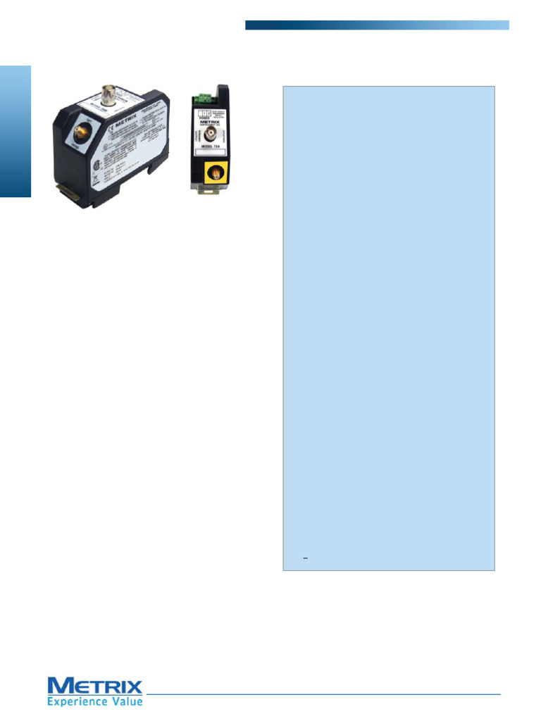Proximity Probe Transmitter Overview | PDF | Electricity | Electrical ...