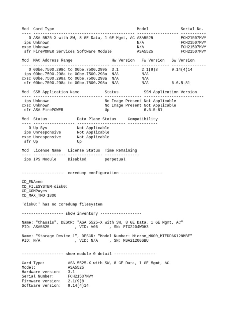 Result of The Command Show Tech-Sup | PDF | Computer Architecture | Computer Engineering