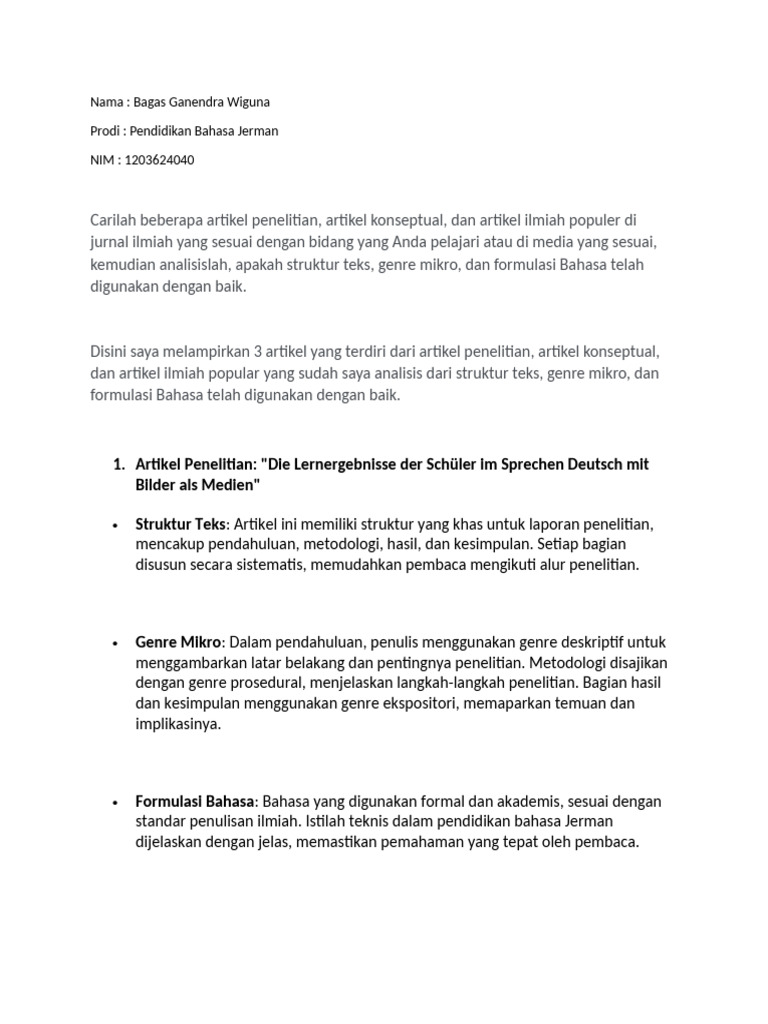 Artikel - Pertemuan 15 - Bagas Ganendra W | PDF