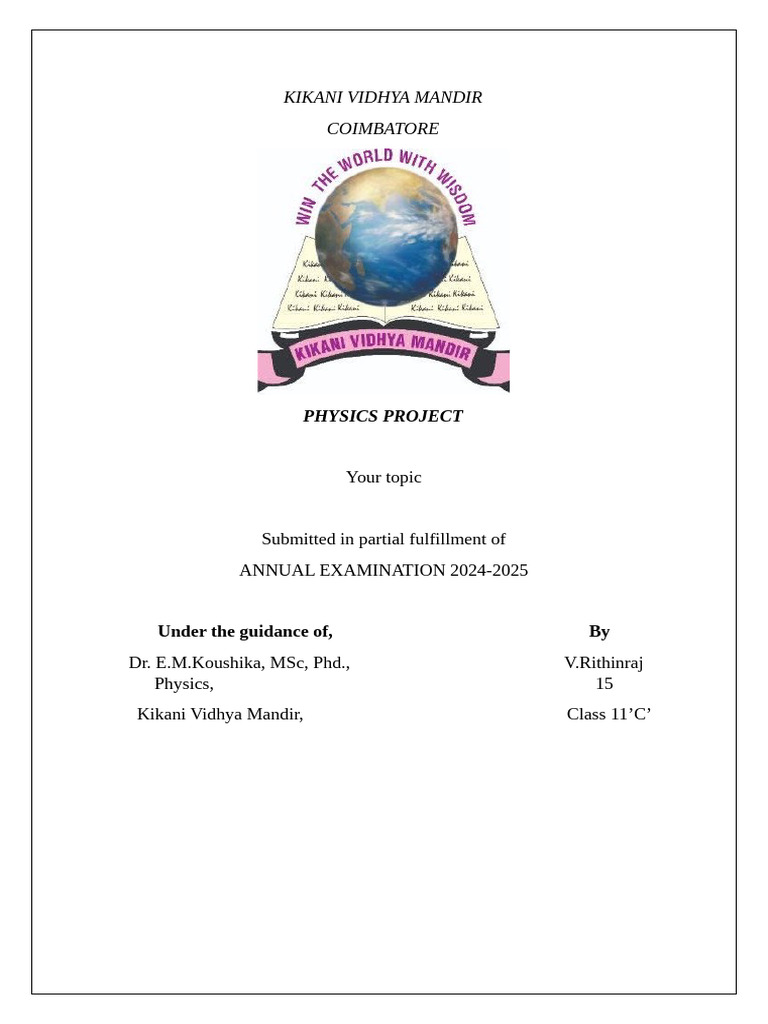 Fluid Mechanic Physics Project | PDF | Buoyancy | Pressure