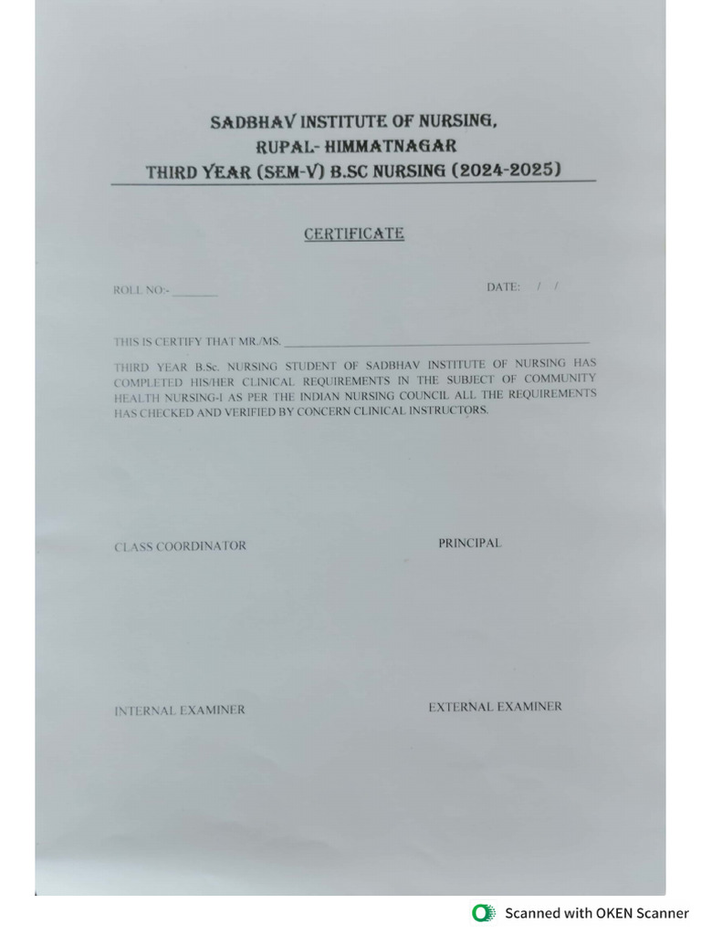 MHN(certificate) | PDF