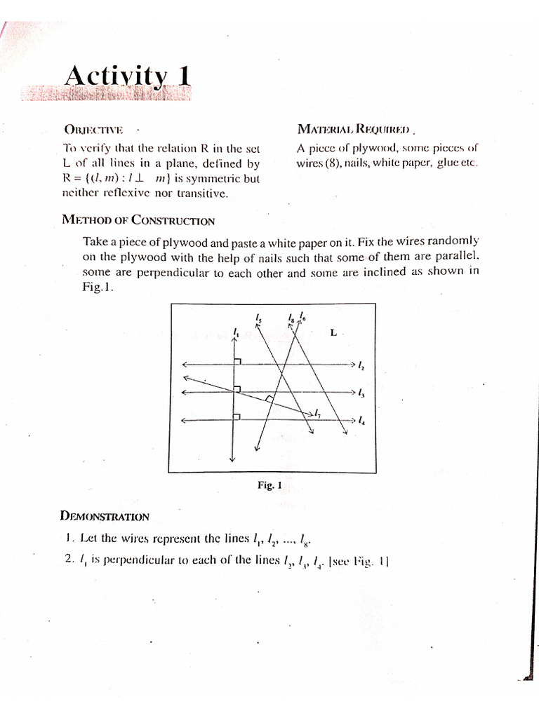 Maths Practical Activity Class 12th Day Schlors | PDF