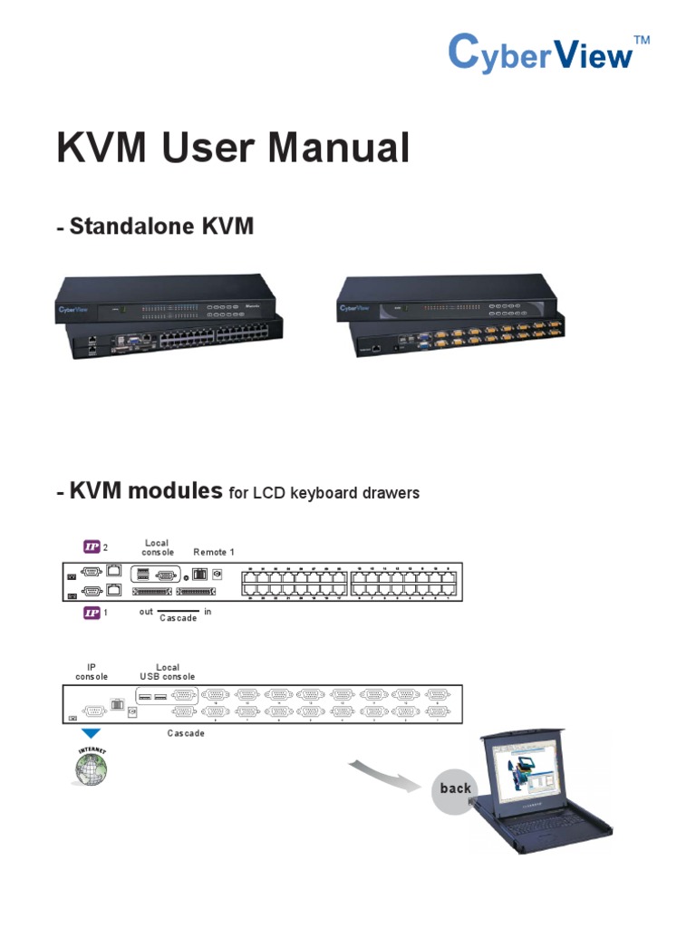 Cyberview KVM User Manual V6 | PDF | Personal Computers | Computer Keyboard