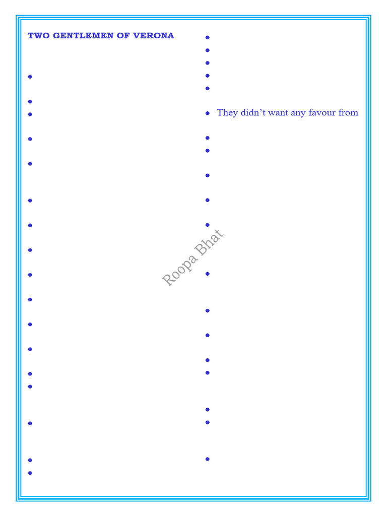 Nicola and Jacopo: True Gentlemen of Verona | PDF