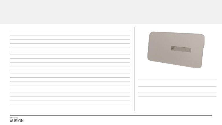 Vusion Gate E1 G1 Datasheet | PDF
