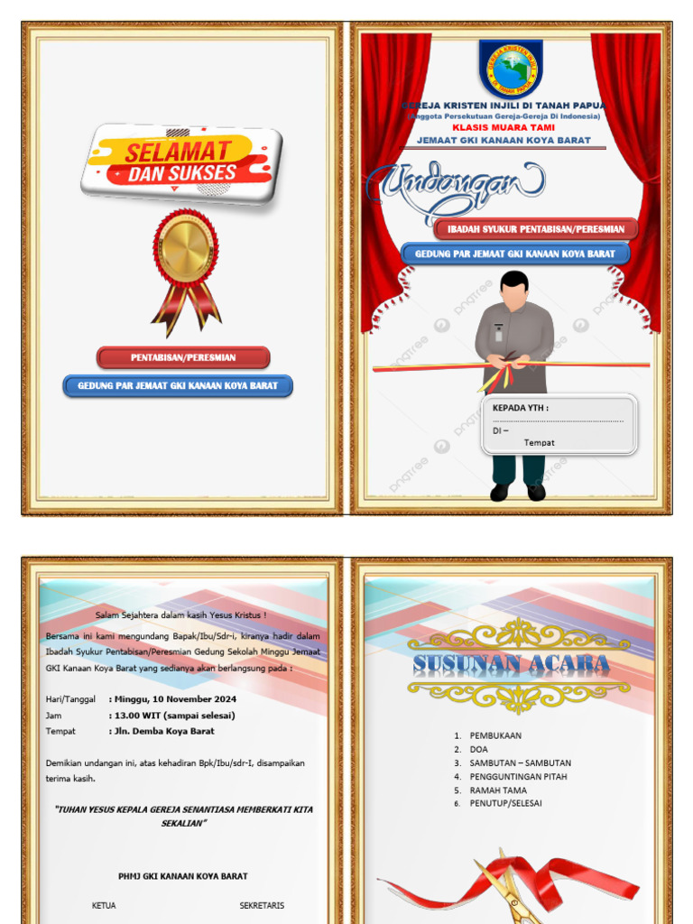 UNDANGAN GSM - Contoh | PDF