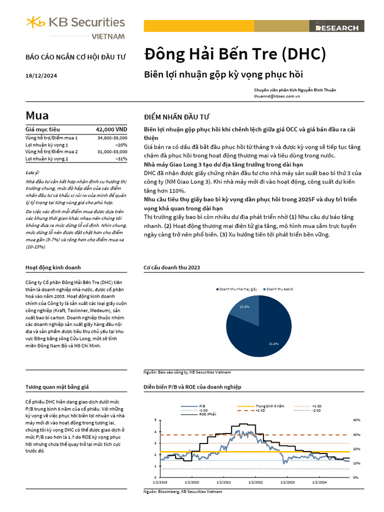 KBSV DHC Baocaocohoidautu 20241812 | PDF