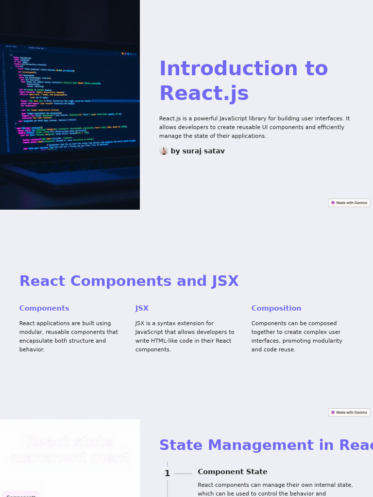 Introduction To Reactjs | PDF | Systems Architecture | Software