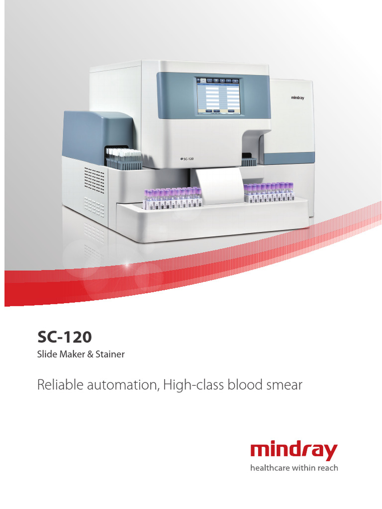 SC120 Slide Maker and Stainer | PDF | Staining | Printer (Computing)