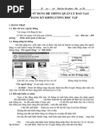 1. HDSD Dành Cho Vai Trò Học Viên Vào Học BDTX | PDF
