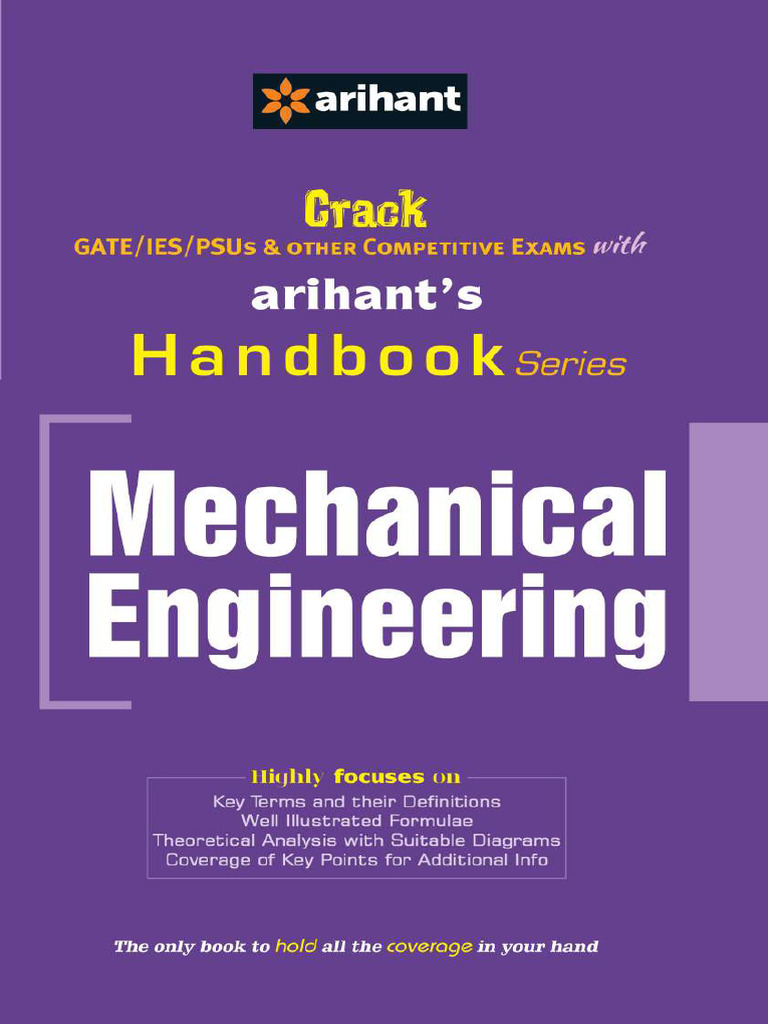 Demo 50 Arihant Handbook of Mechanical Engineering 2020 Edition | PDF ...