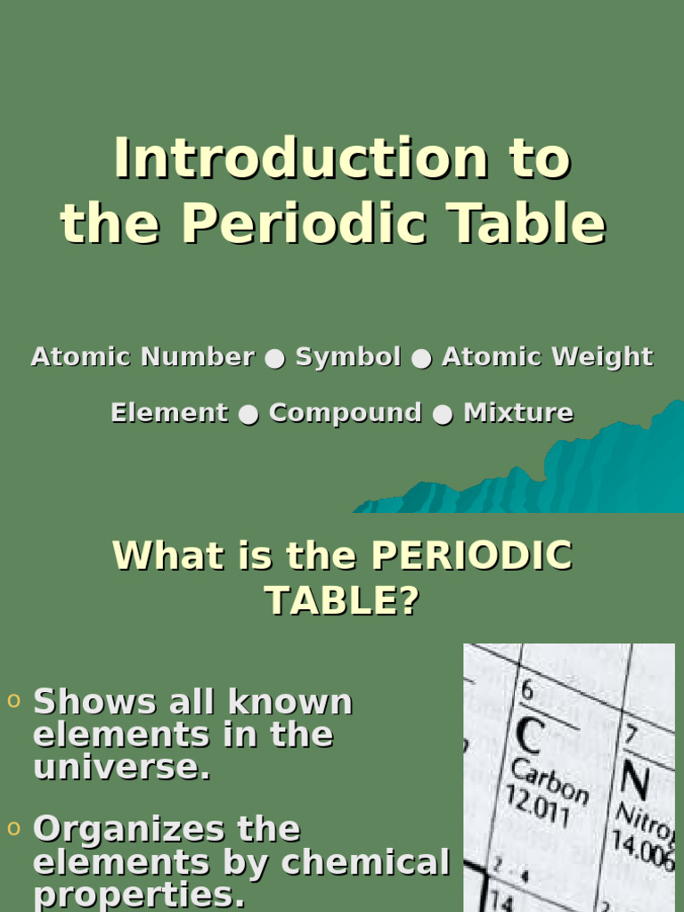 0708 Periodic Table | PDF | Chemical Elements | Chemical Substances