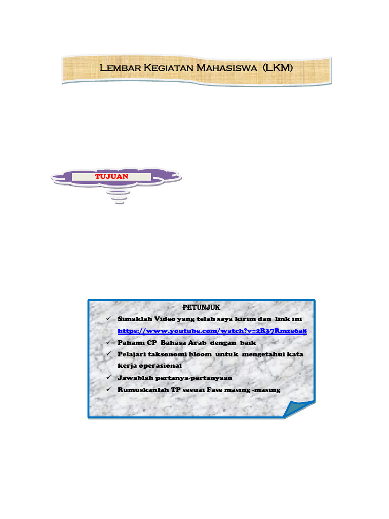 Tugas Analisis CP dan Merumuskan TP (1) (2) | PDF