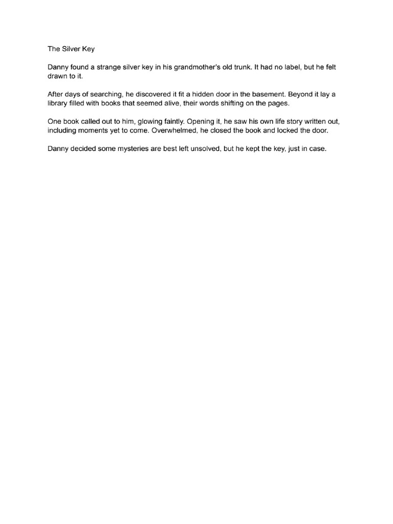 The Silver Key | PDF