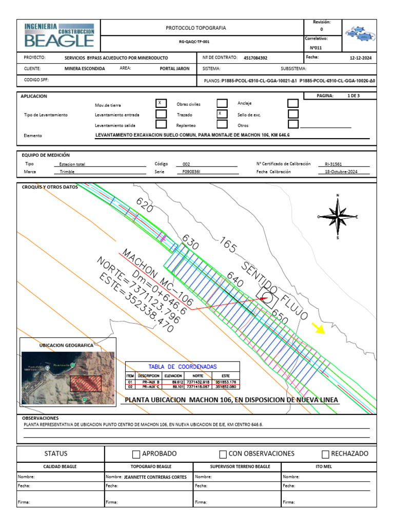 Protocolo N11 1 de 3 | PDF | Topografía | Gestion de tierras