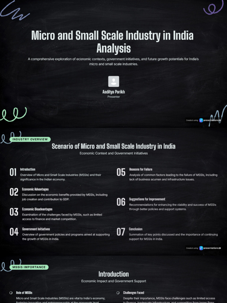 Micro and Small Scale Industry in India Analysis (1) | PDF