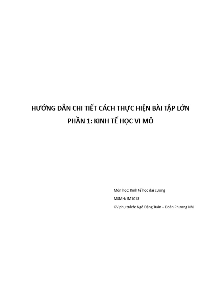 IM1013 - 232 - BTL - Phần VI Mô - Hướng Dẫn Chi Tiết | PDF