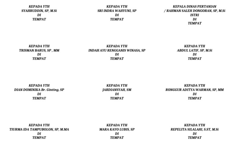 Stiker Undangan | PDF