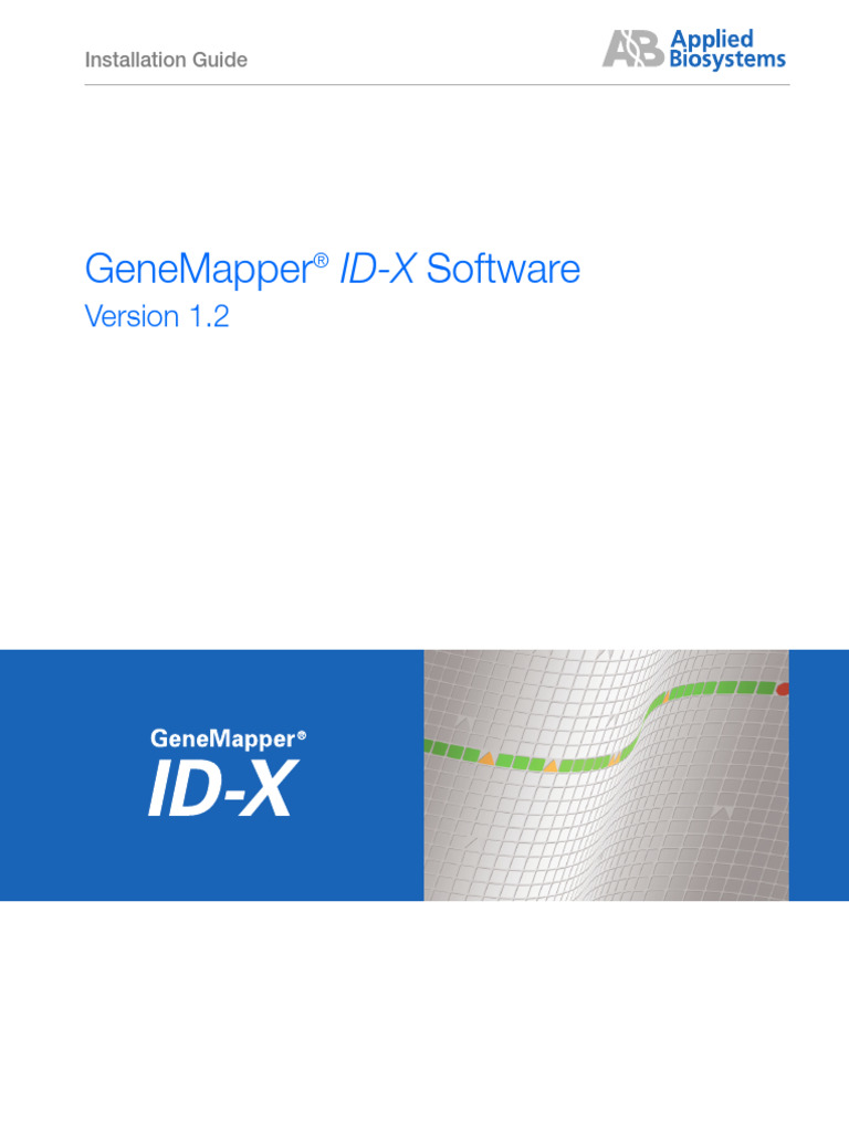 Genemapper ID-X v1.2 | PDF | Software | Databases