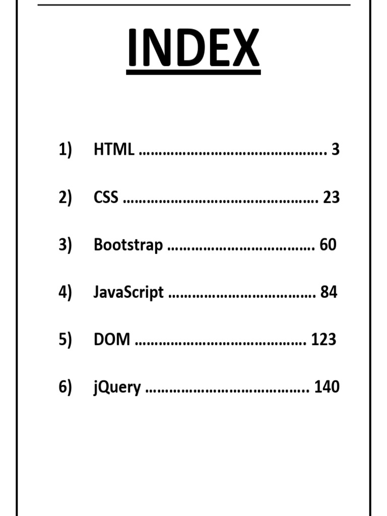 Easy Stufff | PDF | Html Element | Html