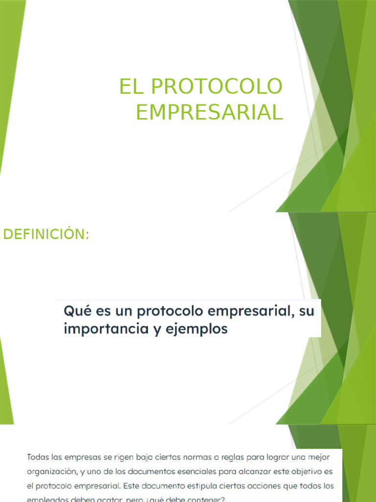 Tema 1 El Protocolo Empresarial | PDF