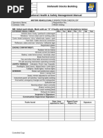 TLB Daily Inspection Checklist | PDF | Vehicles | Manufactured Goods