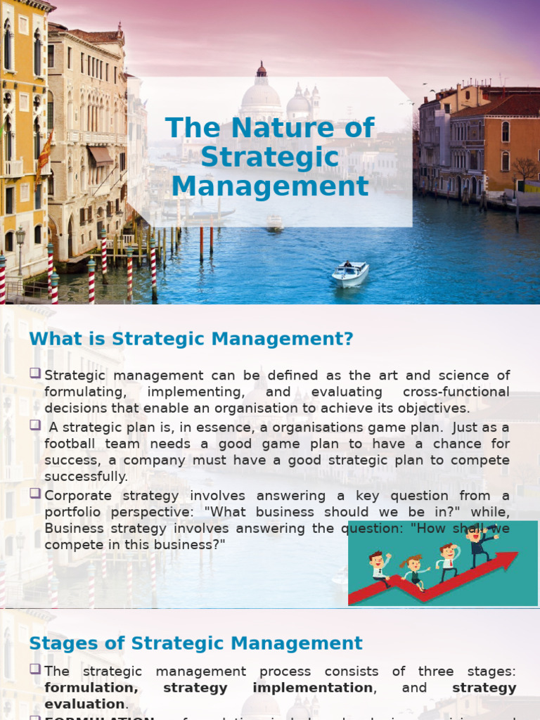 NATURE-OF-STRATMA | PDF | Strategic Management | Strategic Planning