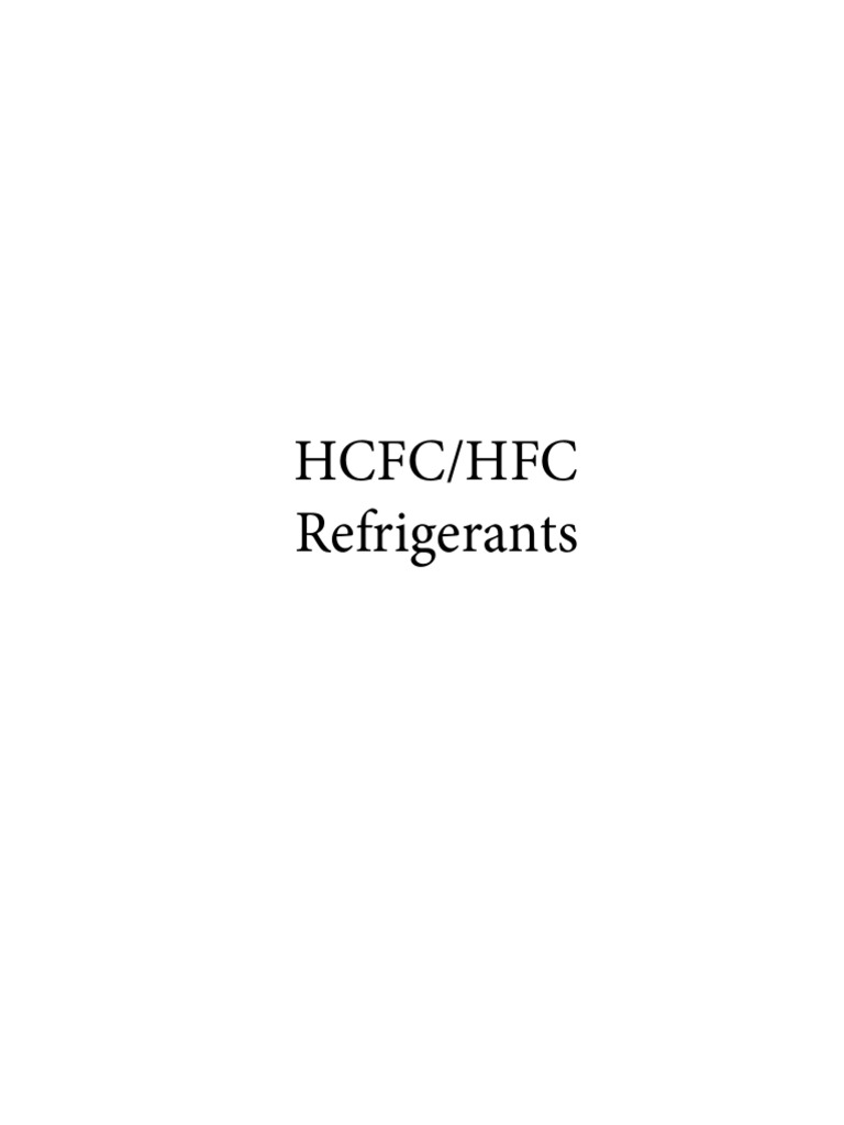 62 HCFC HFC Refrigerants Aug 2012 | PDF